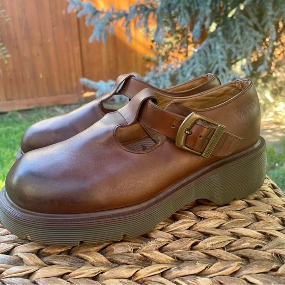 Dr. Martens | Shoes | Vintage 9s Mie Dr Martens Tstrap Polley Platform ...